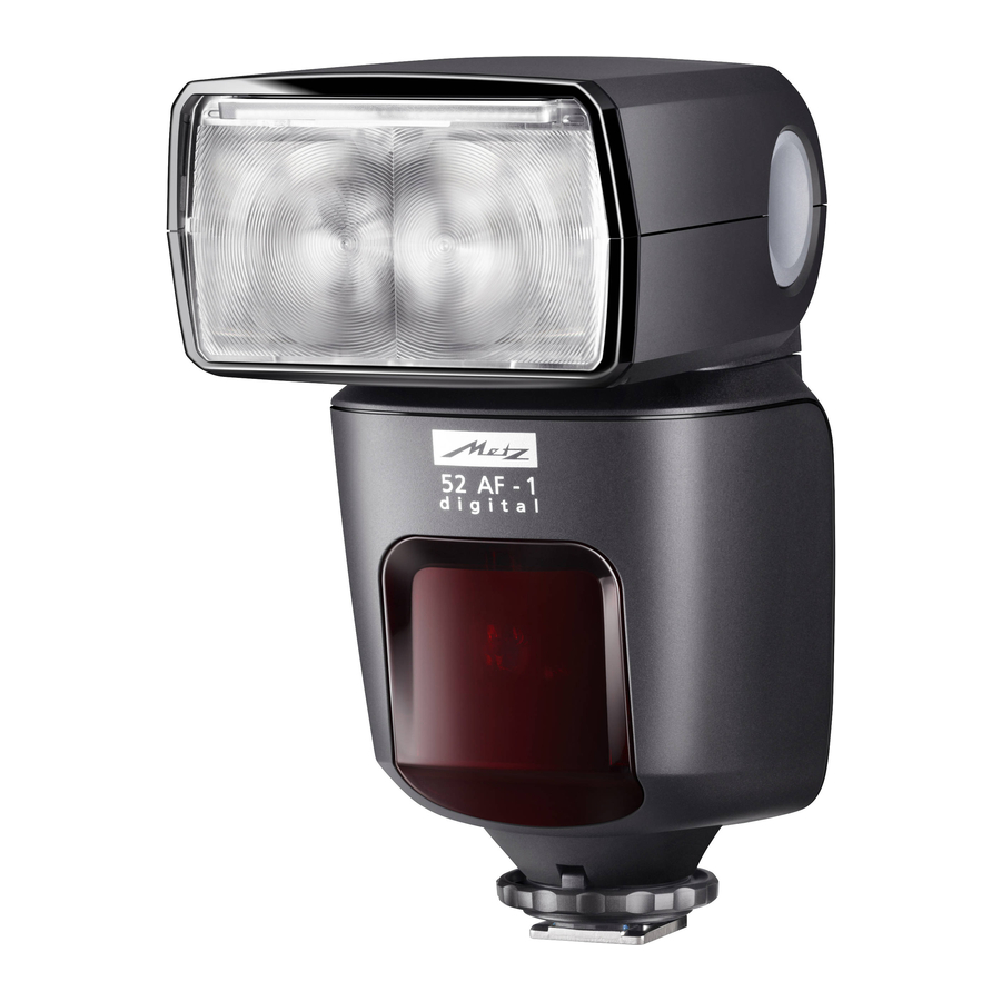 METZ AF-1 OPERATING INSTRUCTION Pdf Download | ManualsLib