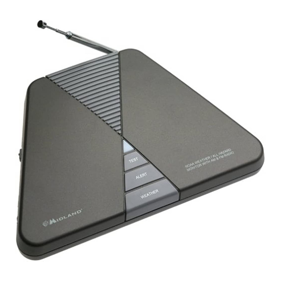MIDLAND WR-10 WEATHER MAX PRODUCT INFORMATION Pdf Download | ManualsLib