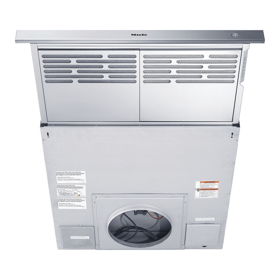MIELE DA 6480 OPERATING AND INSTALLATION INSTRUCTIONS Pdf Download