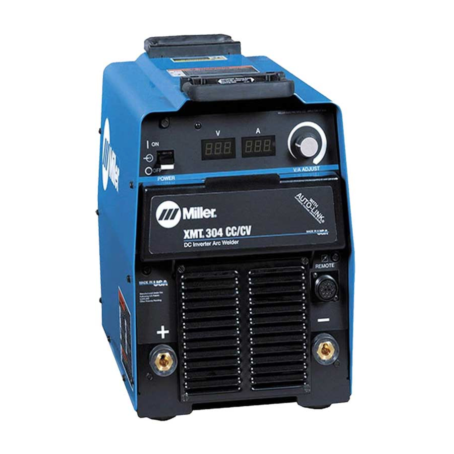 MILLER ELECTRIC XMT 304 CC/CV OWNER'S MANUAL Pdf Download | ManualsLib