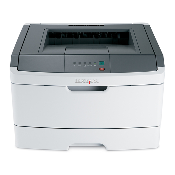 LEXMARK E260 SERIES USER MANUAL Pdf Download | ManualsLib