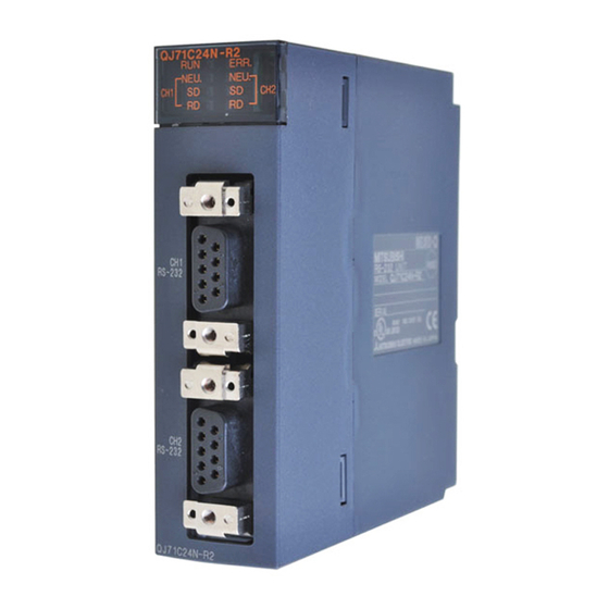 MITSUBISHI QJ71C24/-R2 USER MANUAL Pdf Download | ManualsLib