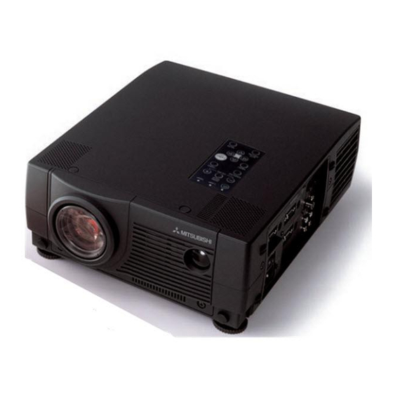 MITSUBISHI LVP-X300U USER MANUAL Pdf Download | ManualsLib
