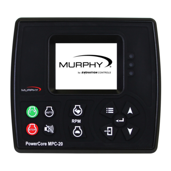 MURPHY CENTURION CONFIGURABLE CONTROLLER CE-05171N INSTALLATION AND ...