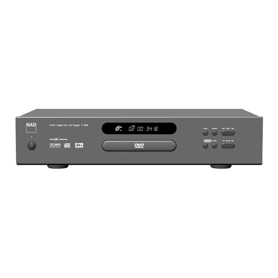 NAD T550 SPECIFICATIONS Pdf Download ManualsLib