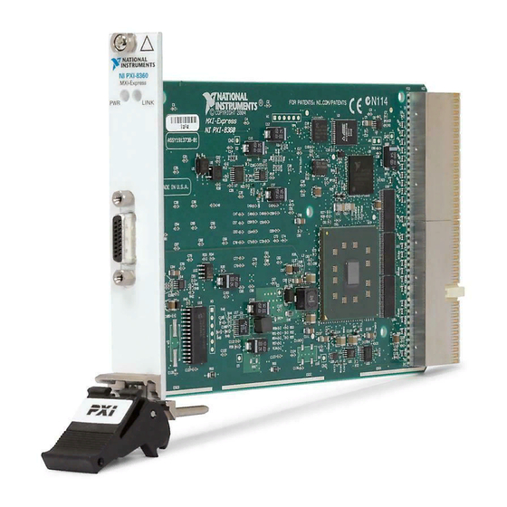 NATIONAL INSTRUMENTS NI PCIE-8360 USER MANUAL Pdf Download | ManualsLib