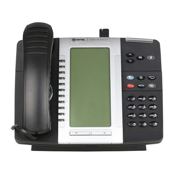MITEL 5330 IP USER MANUAL Pdf Download | ManualsLib