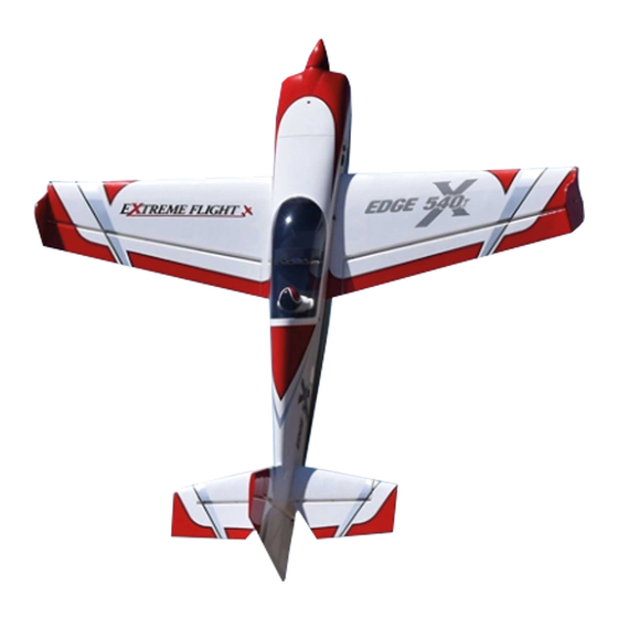 EXTREME FLIGHT EDGE 540T INSTRUCTION MANUAL Pdf Download | ManualsLib
