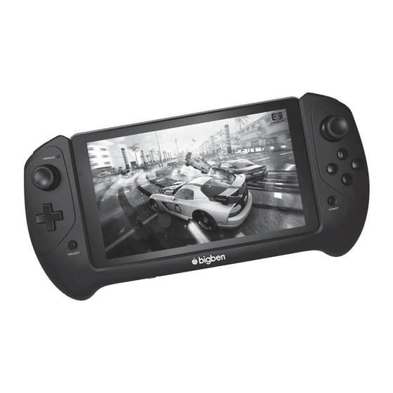 BIGBEN BB8136 GAMETAB-ONE USER INSTRUCTIONS Pdf Download | ManualsLib