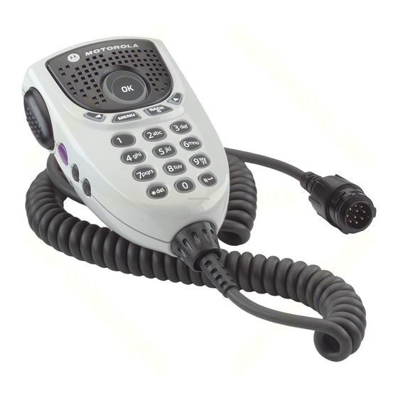MOTOROLA RMN5065 INSTRUCTION MANUAL Pdf Download | ManualsLib