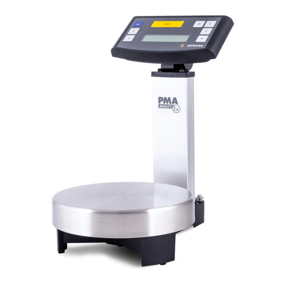 SARTORIUS PMA 7501-X INSTALLATION INSTRUCTIONS MANUAL Pdf Download ...