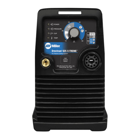 MILLER SPECTRUM 625 X-TREME OWNER'S MANUAL Pdf Download | ManualsLib
