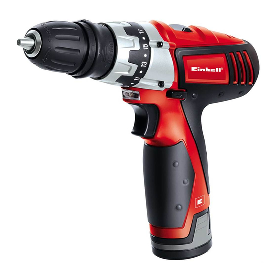 EINHELL TC-CD 12 LI OPERATING INSTRUCTIONS MANUAL Pdf Download | ManualsLib