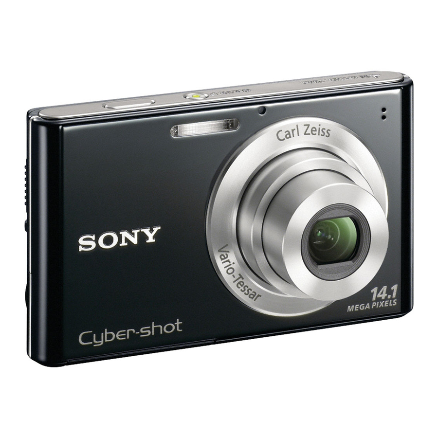 SONY DSC-W320 INSTRUCTION MANUAL Pdf Download | ManualsLib