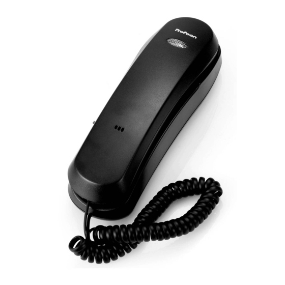 PROFOON TX-105 USER MANUAL Pdf Download | ManualsLib