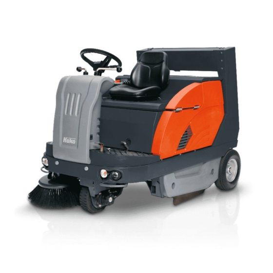 HAKO SWEEPMASTER B1200 RH INSTRUCTION MANUAL Pdf Download | ManualsLib