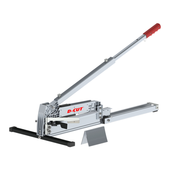 D-CUT LX-230 OPERATION MANUAL Pdf Download | ManualsLib