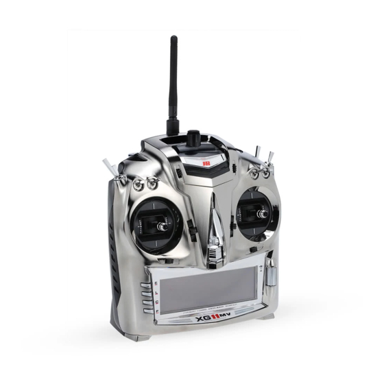 JR PROPO XG11MV OPERATION MANUAL Pdf Download | ManualsLib