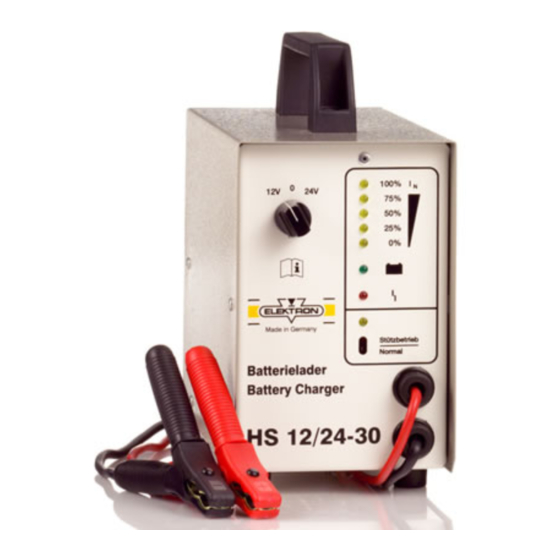 ELECTRON HS 12/24-30 OPERATING INSTRUCTIONS Pdf Download | ManualsLib