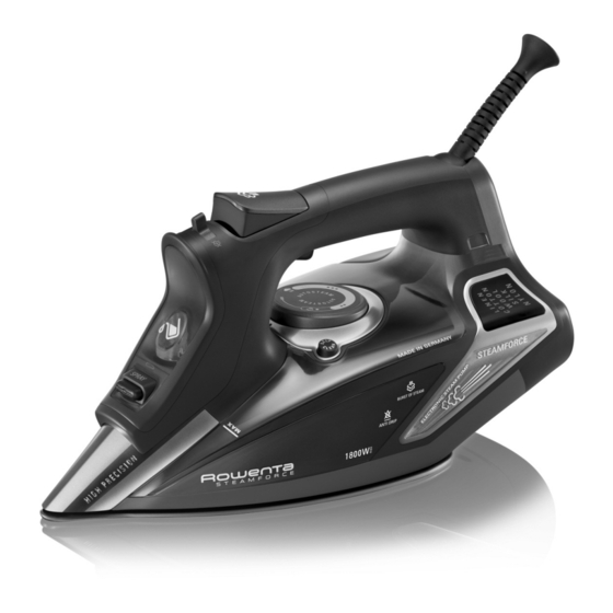 ROWENTA DW9280 MANUAL Pdf Download | ManualsLib