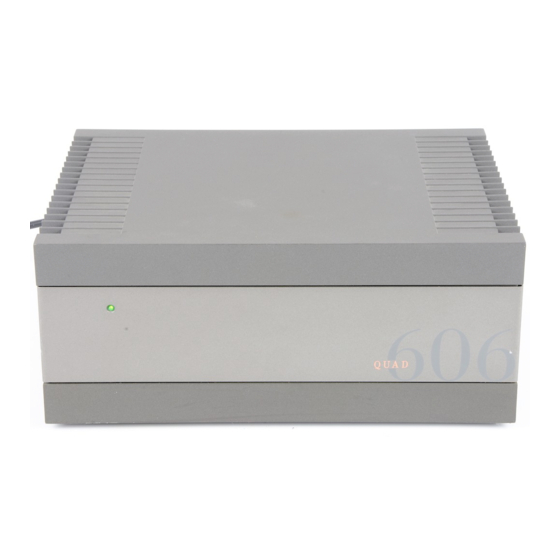 QUAD 606 INSTRUCTION BOOK Pdf Download | ManualsLib
