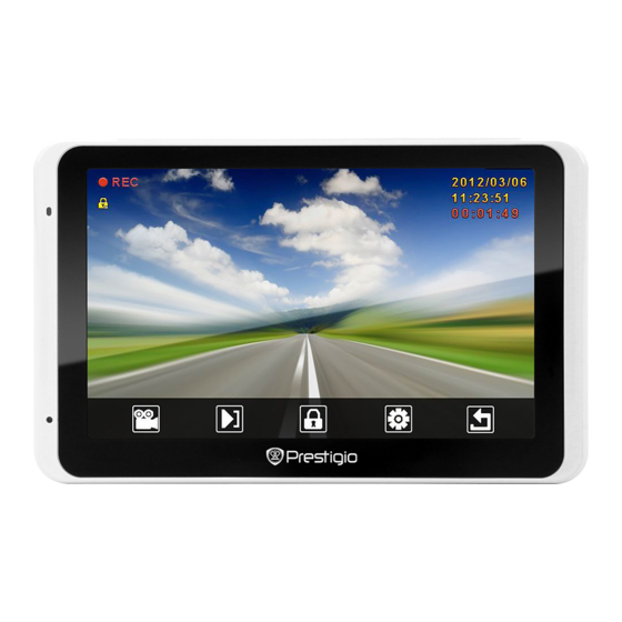 PRESTIGIO GEOVISION 5800BTHDDVR QUICK START MANUAL Pdf Download | ManualsLib