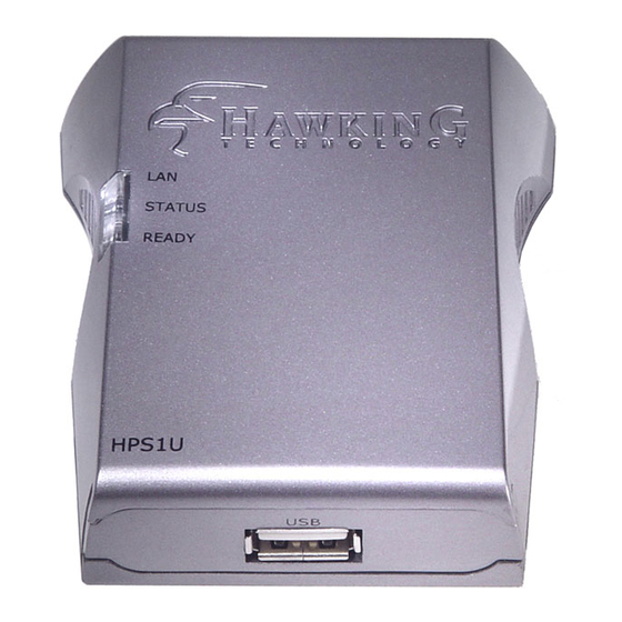 HAWKING HPS1U USER MANUAL Pdf Download | ManualsLib