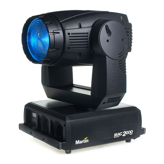 MARTIN MAC 2000 USER MANUAL Pdf Download | ManualsLib