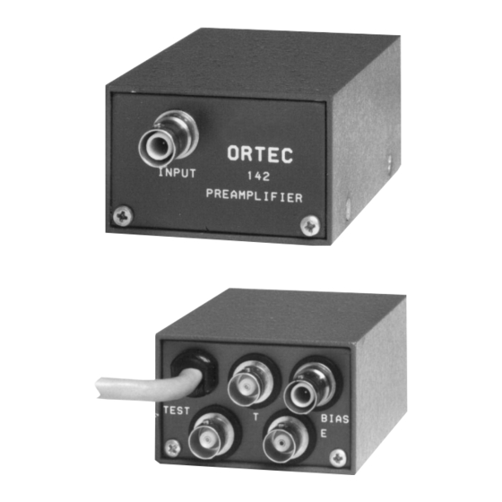 ORTEC 142IH OPERATING AND SERVICE MANUAL Pdf Download | ManualsLib