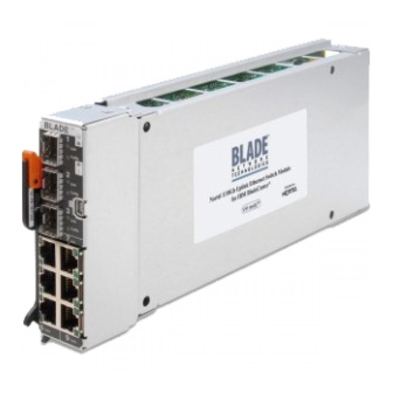 IBM BLADECENTER 1/10 GB UPLINK ETHERNET SWITCHMODULE INSTALLATION ...