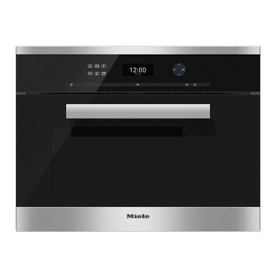 MIELE DG 6401 OPERATING AND INSTALLATION INSTRUCTIONS Pdf Download ...