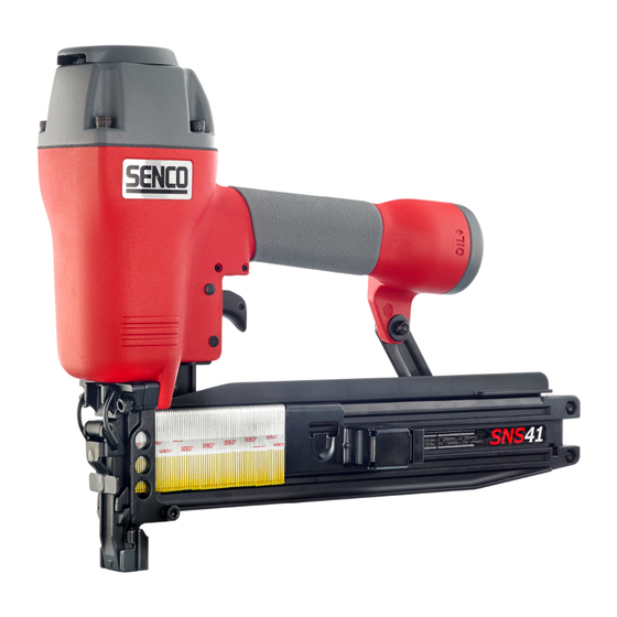 SENCO SC1 OPERATING INSTRUCTIONS MANUAL Pdf Download | ManualsLib