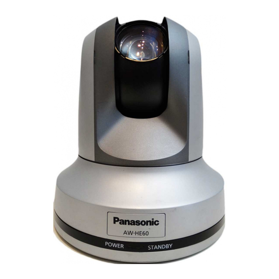 PANASONIC AW-HE60HN OPERATING INSTRUCTIONS MANUAL Pdf Download | ManualsLib