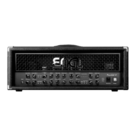 ENGL POWERBALL-2 SETTINGS MANUAL Pdf Download | ManualsLib