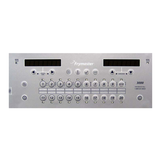 FRYMASTER 3000 OPERATION MANUAL Pdf Download | ManualsLib