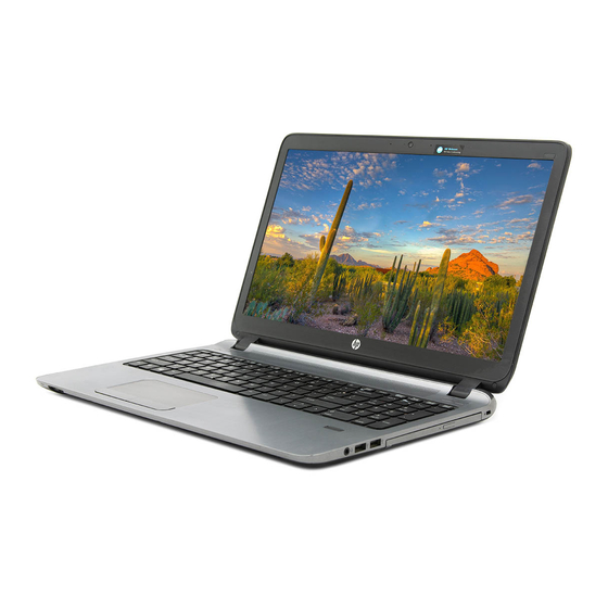 HP PROBOOK 450 G2 USER MANUAL Pdf Download | ManualsLib
