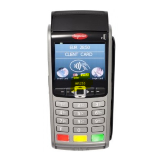 CHASE INGENICO ICT220 QUICK REFERENCE MANUAL Pdf Download | ManualsLib