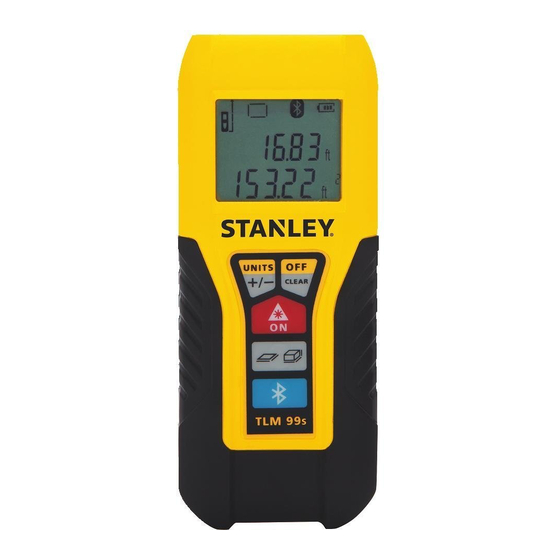 STANLEY TLM99 INSTRUCTIONS MANUAL Pdf Download | ManualsLib
