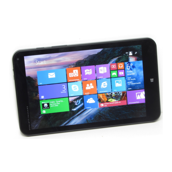 HP STREAM 8 USER MANUAL Pdf Download | ManualsLib