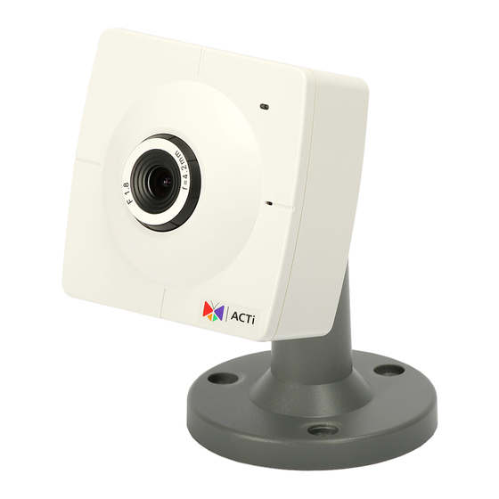 ACTI ACM-4100 SERIES QUICK INSTALLATION MANUAL Pdf Download | ManualsLib