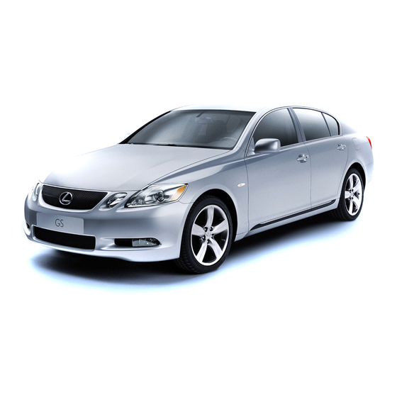 LEXUS 2007 GS430 QUICK MANUAL Pdf Download | ManualsLib
