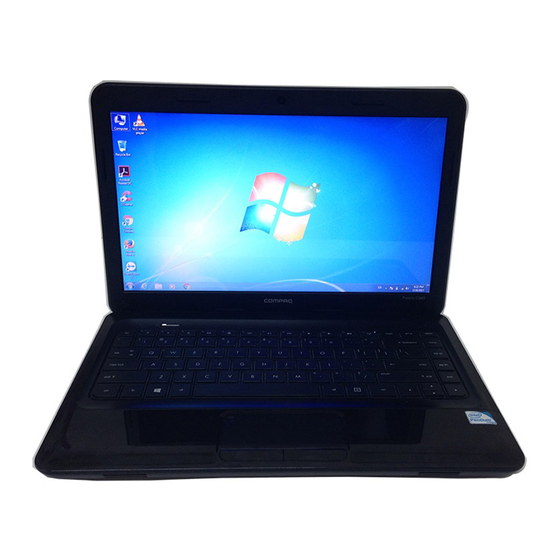 COMPAQ PRESARIO CQ45 MAINTENANCE AND SERVICE MANUAL Pdf Download ...