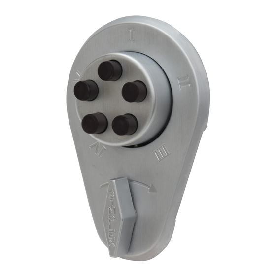 KABA SIMPLEX 900 SERIES INSTRUCTIONS Pdf Download | ManualsLib