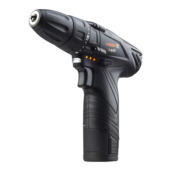 MEISTER MAS 12IB I-DRILL ORIGINAL INSTRUCTIONS MANUAL Pdf Download ...