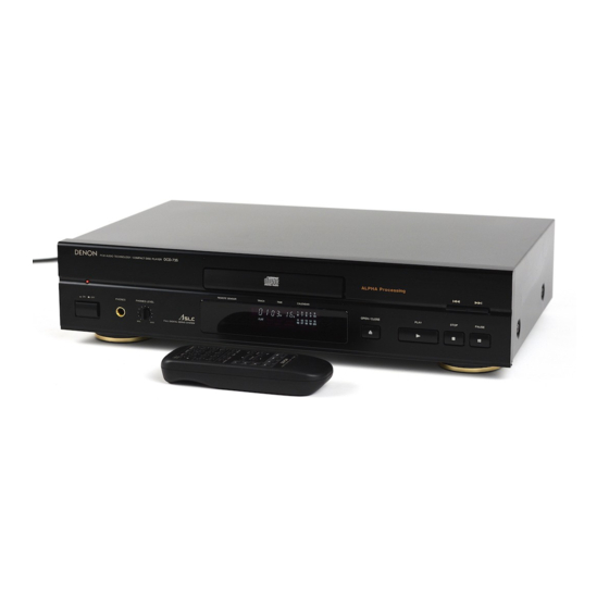 DENON DCD-735 SERVICE MANUAL Pdf Download | ManualsLib