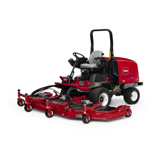 TORO 30411 GROUNDSMASTER 4100-D OPERATOR'S MANUAL Pdf Download | ManualsLib