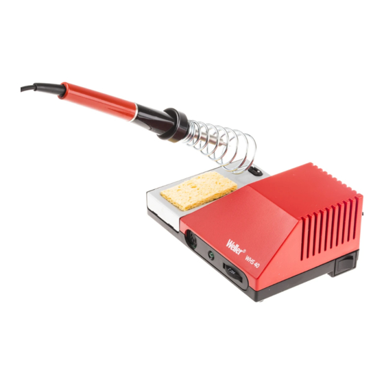 WELLER WHS 40 OPERATING INSTRUCTIONS MANUAL Pdf Download | ManualsLib