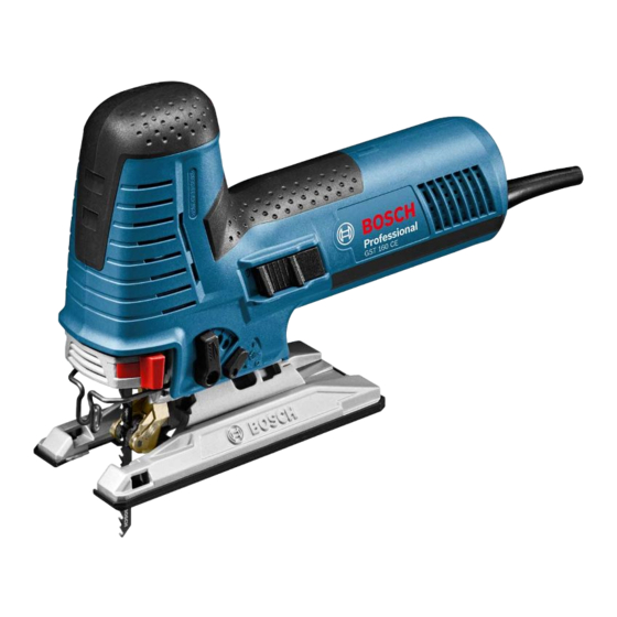 BOSCH GST 160 CE PROFESSIONAL ORIGINAL INSTRUCTIONS MANUAL Pdf Download ...