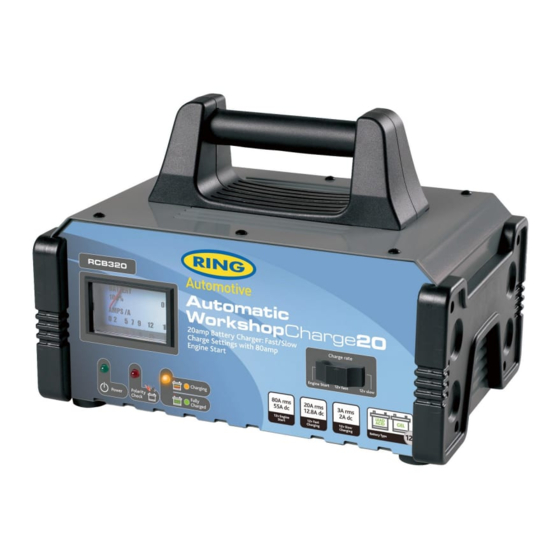 RING WORKSHOPCHARGE22 RCB322 INSTRUCTIONS MANUAL Pdf Download | ManualsLib