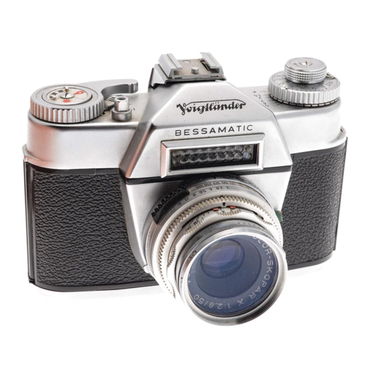 VOIGTLANDER BESSAMATIC INSTRUCTIONS FOR USE MANUAL Pdf Download ...